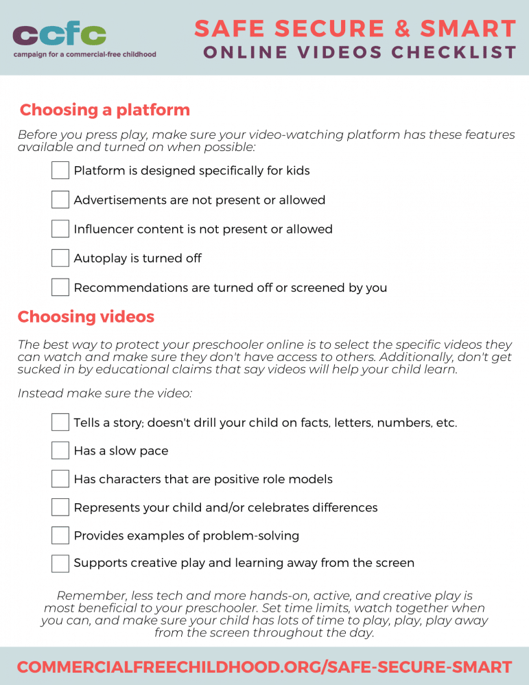 Safe, Secure, & Smart- Online Videos - Fairplay