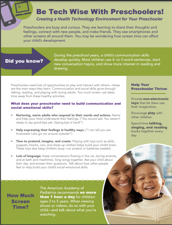 Be Tech Wise! with young children - Fairplay