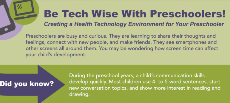 Be Tech Wise With Preschoolers - Fairplay